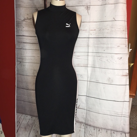 Puma | Dresses | Puma Fenty Rihannas Brand Black With A White Side ...